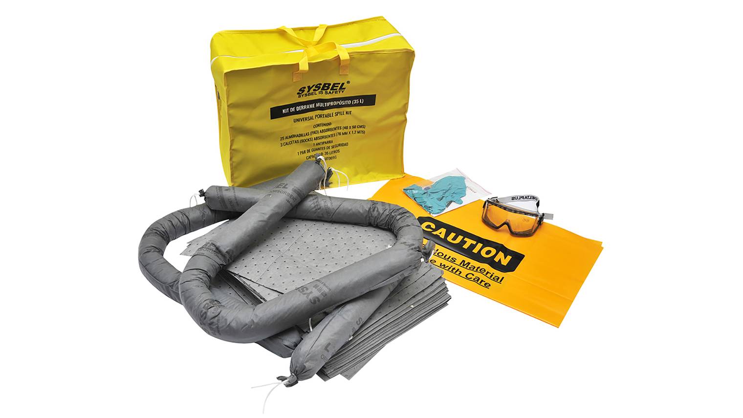 KIT CONTENCION DERRAME UNIVERSAL 35 lt - Start Fire