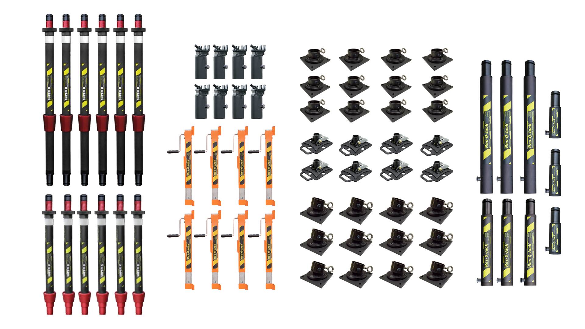KIT RESCATE TECNICO RES-Q-JACK SUPER X-STRUT (SPX-12PT) - Start Fire