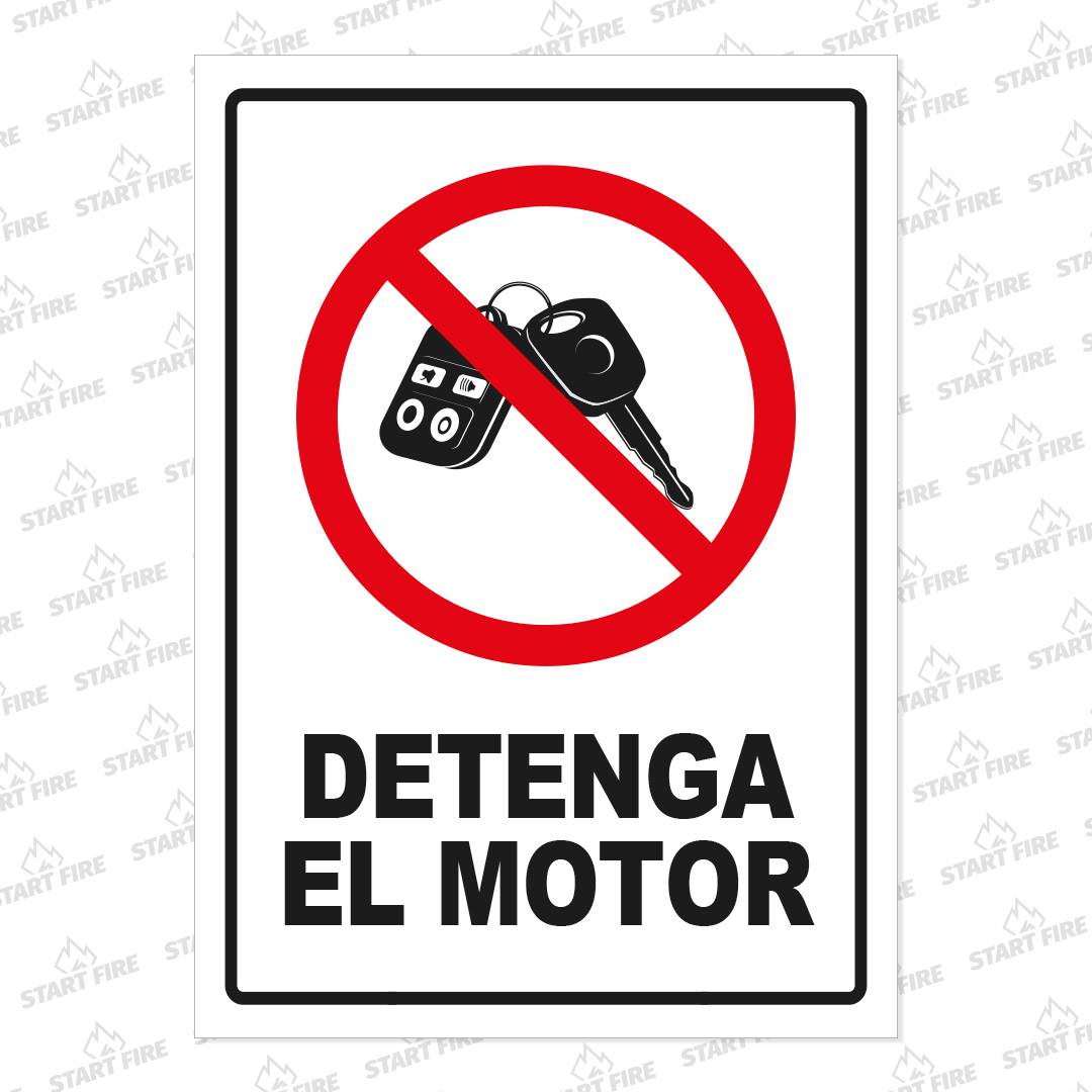 SEÑALETICA DETENGA EL MOTOR TROVICEL - Start Fire
